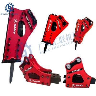 China SANY Original Hydraulic Stone Breaker SHY43 SHY68 SHY195 SHY210 SHY140 SHY155  Hydraulic Hammer For 1-100 Tons Excavator for sale