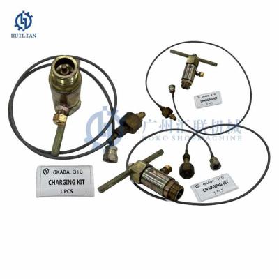 Chine OKADA 310 Pièces de disjoncteur hydraulique Valve de remplissage d'azote à vendre