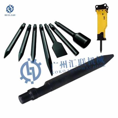 China SB10 SB20 SB30 SB35 SB40 SB43 SB45 SB50 SB60 SB70 Chisels for Stone SB10 SB20 SB30 SB40 Concrete hammer tool excavator breaker chisel for sale