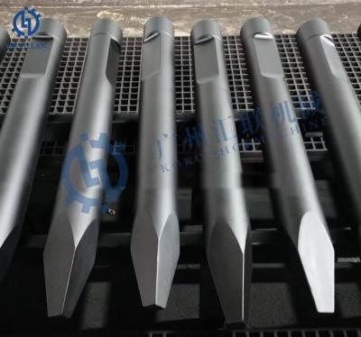 China MES2000 Rock Breaker Chisel Rod MES2500 MES3000 MES3500 MES4000 Rock Hammer Tool Chisel for Ind-eco Breaker Parts for sale