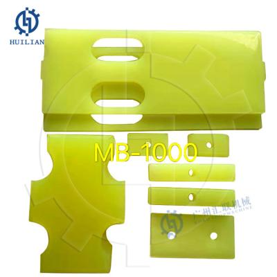 Chine MB1000 MB750 MB500 MB800 MB1200 MB1500 Absorbeur de choc hydraulique Rocher cassant coussin en caoutchouc à vendre