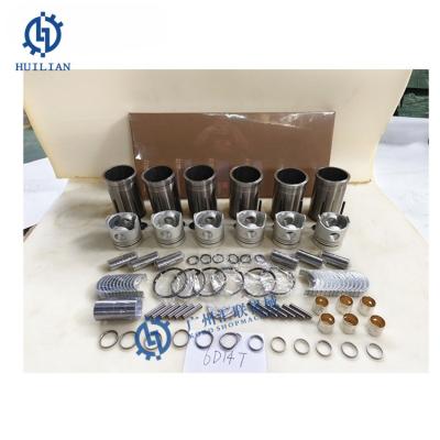 China Full Gasket Kit Engine Repair Kit ME032742 ME999952 ME071198 Engine Overhaul Kit 6D14T Cylinder Liner, Piston Ring Valves Bushing Excavator E120 E140 E180 for sale