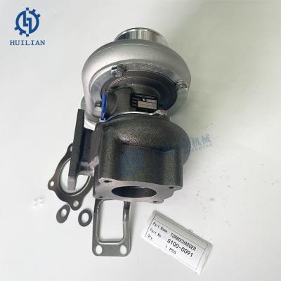 China Turbocompressor S100 S100-0091 318279 Turbo para máquinas de escavação for sale