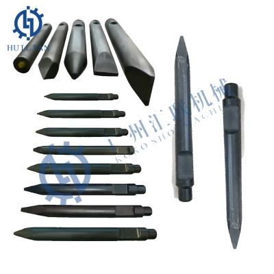 China NPK Excavator Breaker Chisel E200 E201 E202 E203 E204 E205 E206 E207 E208A E212 E210 E210C E210A Hydraulic Hammer Drill Bits for Breaker Spare Parts for sale