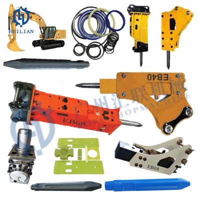 중국 발굴기 예비 부품 상단 상자 오픈 타입 수압 망치 깰 수 있는 HB2000 HB2200 HB2500 HB3000 HB3100 HB3500 HB3600 HB4100 판매용