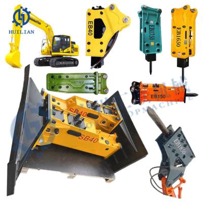 중국 DMB30 DMB40 DMB50 DMB70 DMB90 DMB140 DMB180 DMB210 DMB230 DMB250 발굴기 예비 부품 상단 상자 개방형 수압 망치 깰 수 있는 장치 판매용