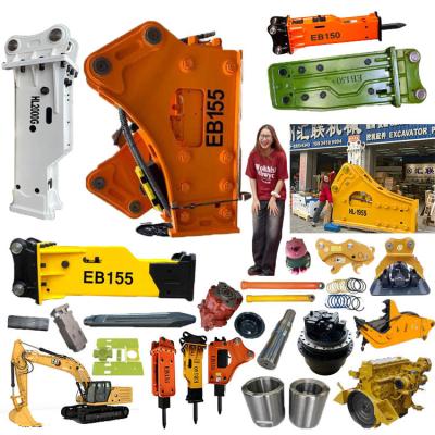 중국 E225 E240 GH8 GH9 GH10 GH12 GH15 GH18 발굴기 예비 부품 상자 열기 상단 부스 펌프 수압 망치 바위 브레이커 판매용