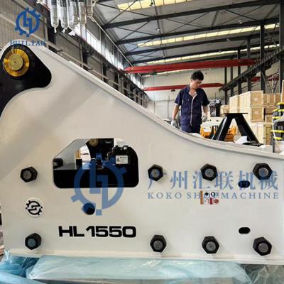 Cina HL1000 HL1400 HL1550 Casella idraulica di rottura di roccia Casella di rottura laterale per la demolizione dell'escavatore Martello 11-16T 20Ton 28-35T Personalizzabile in vendita
