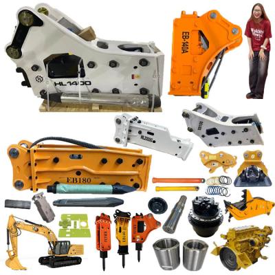 China Jack Hammer Rock Breaker para Furukawa Tamanho padrão Excavador Peças sobressalentes Caixa Aberta Lado superior Hydraulic Hammer Breaker à venda