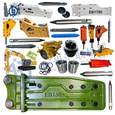 중국 발굴기 예비 부품 CR42 피스톤 부싱 실린더 봉인 키트 디아프라그마 찌질 스드 핀 HDB450 HDB650 HDB800을위한 수압 차단기 판매용