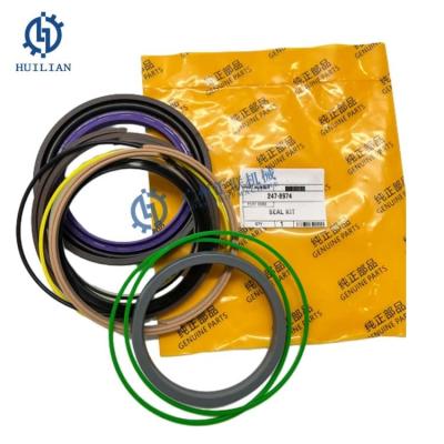China Excavator CAT 247-8888 247-8974 247-8868 Hydraulic Cylinder Rubber Oil Seal Kits CATERPILLAR E320D E319D E323D Boom Cylinder Repair Kit for sale