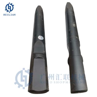China Montabert V32 V45 V55 Hydraulic Rock Breaker Chisel V45 Hydraulic Breaker Spare Parts Stone Chiseling Tools Moil Type Chisel for sale