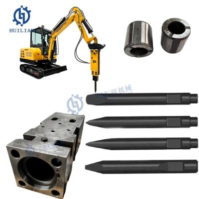 China SB152 Excavator Blunt Wedge Point Jack Hammer Moil Rock Breaker Chisel Hydraulic Point Rock Breaker Excavator Chisel for sale