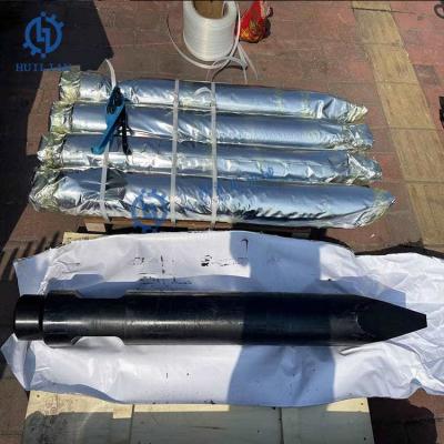 China Excavator SOOSAN Rock Hammer Wedge Point Chisel for Hammer Parts SU+85 SU+125 Hydraulic Breaker Tool Moil Universal Flat Type Chisel for sale