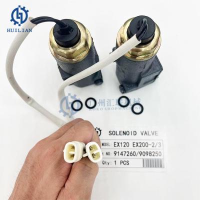 China HITACHI Excavator EX120 EX200-2/3 Hydraulic Pump Solenoid Valve 9147260/ 9098250 Hydraulic Main Pump Solenoid for Machinery Parts for sale
