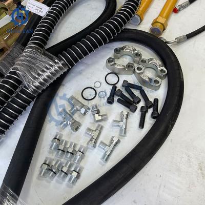 China CAT320E Excavator Hydraulic Breaker Piping Kit Lines Excavator Hoses Piping Pipeline High-pressure Return Lines Control Valve for sale
