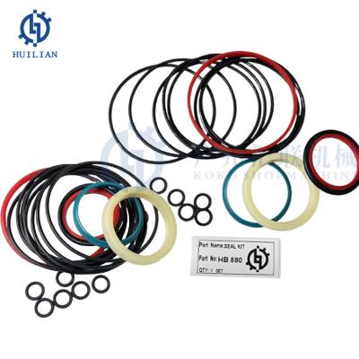 China Excavator Hammer Repair Kits Hydraulic Breaker Oil Seal Kit for HB880 86633047 86638970 Excavator Hydraulic Breaker Spare Parts for sale