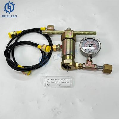 China Atlas Copco Gas Charging Tool Charging Kit Gas Valve for Hydraulic Breaker Hammer for sale