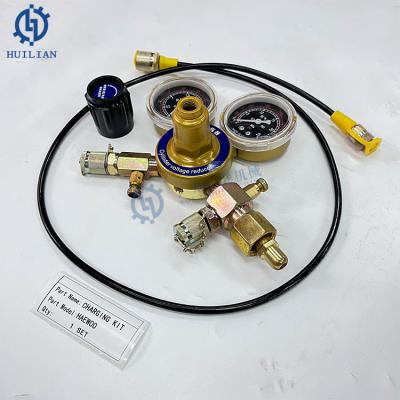 China HANWOO RHB Gas Charging Tool Charging Kit Gas Valve for Hydraulic Breaker Hammer for sale