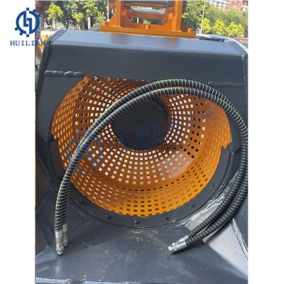 China Vibro Screening Bucket Excavator Attachment 6T 12T 20T 30T Excavator Rock Crusher Digger High Frequency Bucket with Vibration for sale