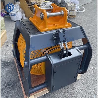 China Vibro Screening Bucket Excavator Attachment 6T 12T 20T 30T Excavator Rock Crusher Digger High Frequency Bucket with Vibration for sale