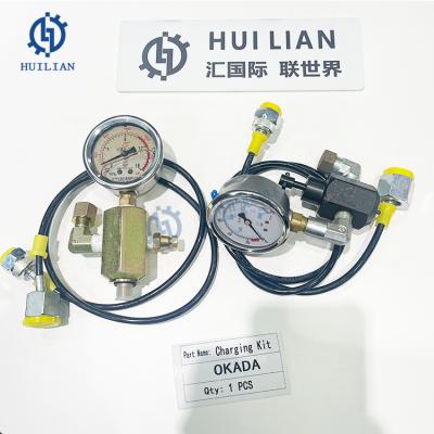 China Martillo rompedor hidráulico de nitrógeno UB8A2 UB11 UB11A2 OUB304 OUB305 OUB305A TOP250 TOP300 Kit de carga de gas para Okada en venta