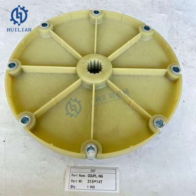 China 345X14T Engine Drive Flexible Coupling For CAT Excavator Parts Hydraulic Pump Mounting Flywheel Coupler for sale