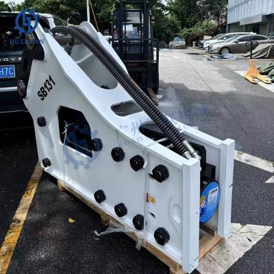 중국 SOOSAN SB131 SB100 SB121 유압 브레이커 오픈 타입 삼각 중량 형태 30-40T Komatsu EC350DL SH400.8 ZL975C HTW280-8 굴삭기 락 해머 판매용