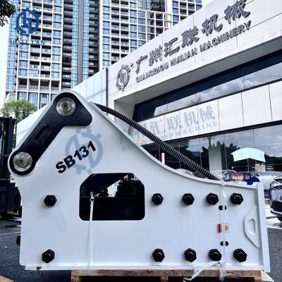 중국 SOOSAN SB131 SB100 SB121 수압 차단기 개방형 삼각형 무게 40-45T CAT345D CAT345DL 히타치 ZAXIS450H JYL40C SC4508LC 발굴기 바위 망치 판매용