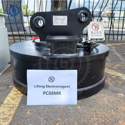 China Excavator Attachment Lifting Electromagnet Lifting Magnet for 5-10 Ton Excavator for Komatsu PC88MR for sale
