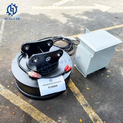China Komatsu PC88MR Hydraulic lifting Electromagnet Sucker Strong Magnetic Sucker Circular Lifting Electromagnet Sucker for sale