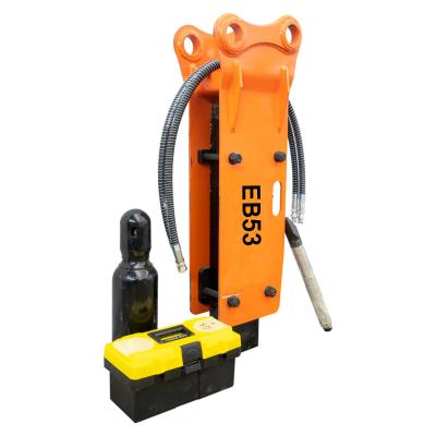 Triturador montado top de EB53 Hyadraulic Jack Hammer For 2-5 Ton Excavator Equipment Open Type