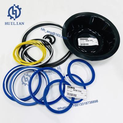 중국 MSB550 SAGA 유압 씰 키트 MSB 550 록 브레이커 해머 예비 부품 수리 키트 판매용