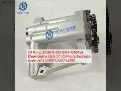 오일 펌프 3738014 420-0454 4200454 디젤 엔진 C6.6 C7.1 오일 펌프 발굴기 부품 E320D E323D E329D