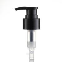 China Black Glossy Plastic Lotion Pump 28mm Customizable 2ml Dosage for sale