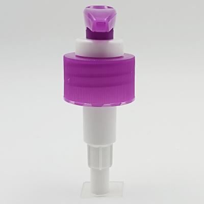 China 28/410 Purpere Draaibare Plastic Lotionpomp voor Haarwas Te koop