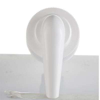 China 33/410 Witte Lange Pomp van de Mond Plastic Lotion voor Milieuvriendelijke Shampoo Te koop