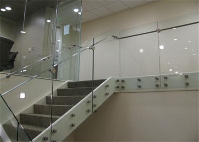 China Stainless Steel 304/316 Standoff Glass Railing/ Side Mouted Glass Balustrade for sale