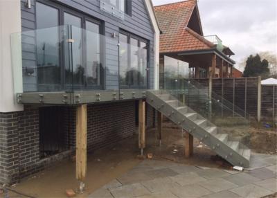 China Prima Standoff Style Frameless Safety Glass Railing for sale