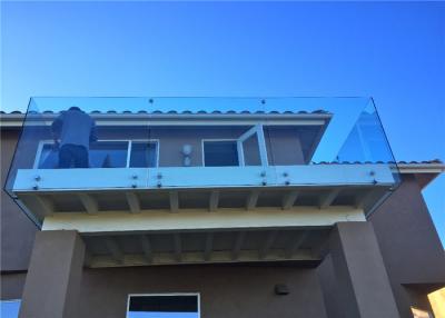China Modern Design Railing with Standoff Beauty Frameless Glass Stair Balustrade for sale