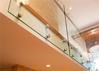 China Modern Design With Standoff Frameless Glass Railing of Side Mount for sale