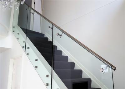 China Modern Design Of Standoff Frameless Glass Railing for sale