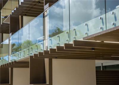 China Balcony railing designs indoor stainless steel glass railing standoff pin in Prima for sale