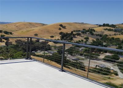 China Made in China stainless steel balcony cable railing for customized design for sale