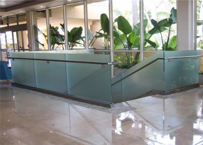 China High quality terrace railing designs with aluminum U channel frameless glass for sale