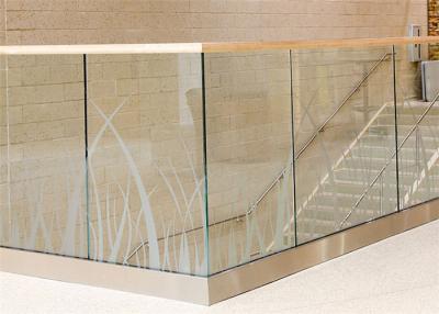 China Fence railing U channel aluminum balcony railing balustrade glass for sale
