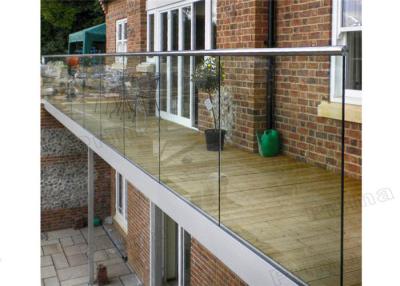 China Europe standards U channel glass railing for staircase balcony for sale