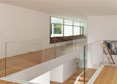 China Staircase railing aluminum U channel glass railing for sale