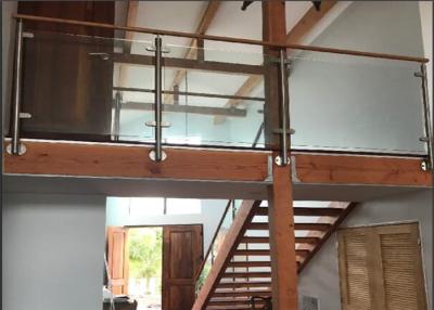 China Stainless Steel Terrace Deck Railing Post Fence Glass Railing / Post railing for sale