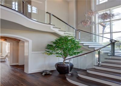 China Stainless steel balustrade post glass railing balcony railing design for sale